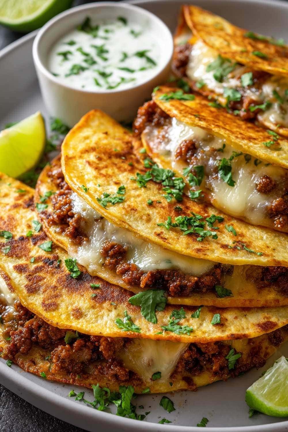 Crispy Cheesy Ground Beef Tacos – Easy 30-Minute Dinner Recipe | Delilo ...